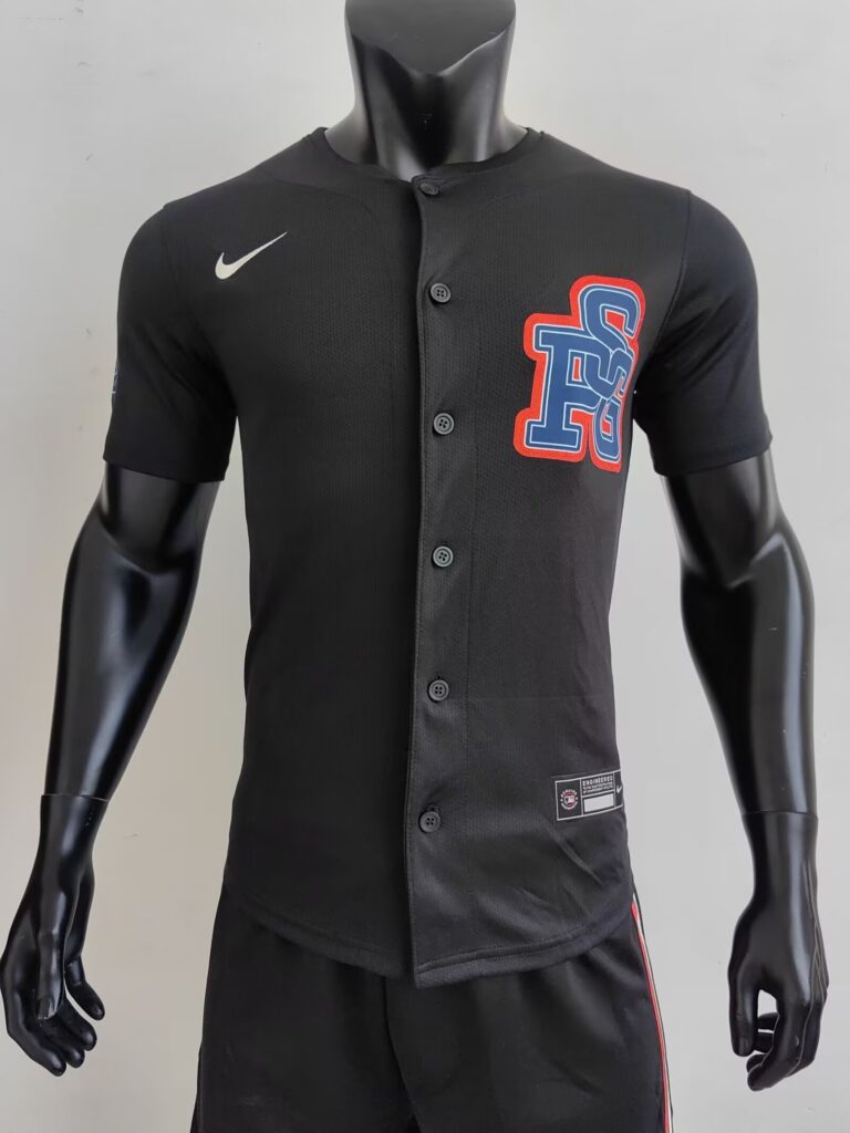 Paris baseball uniform black - chch.shop